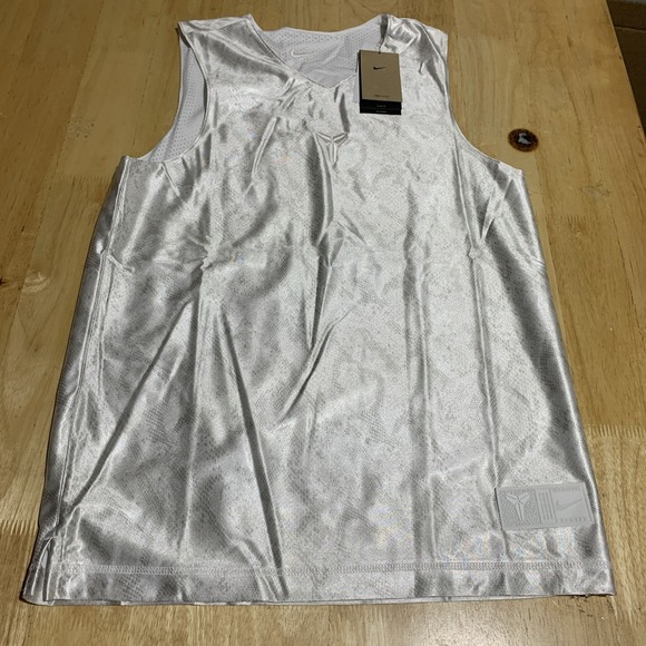 Nike | Shirts | Nike Kobe Bryant Small Mamba Drifit White Reversible ...